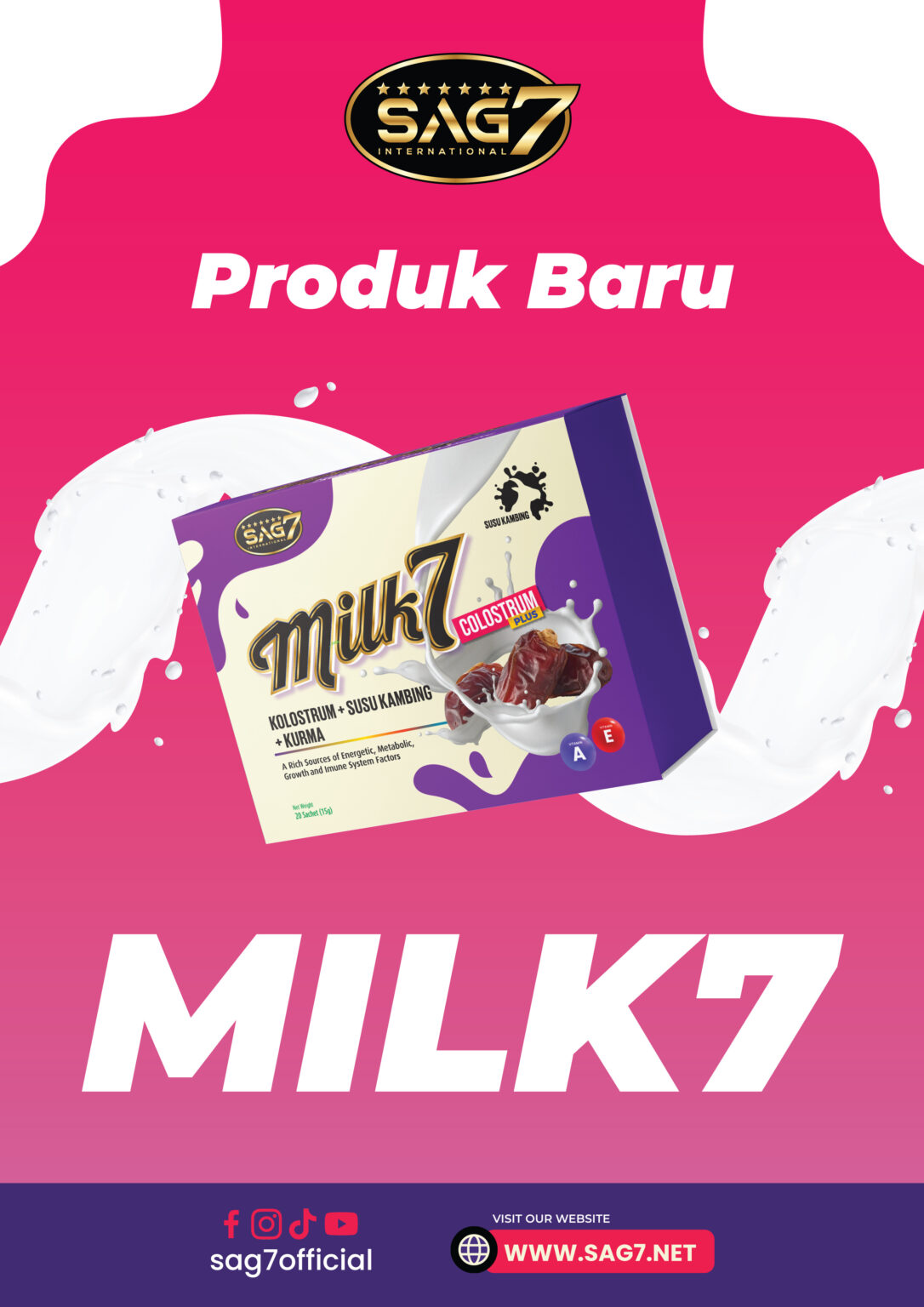 Produk Baru SAG 7: Milk 7 – TOGETHER WE SUCCESS